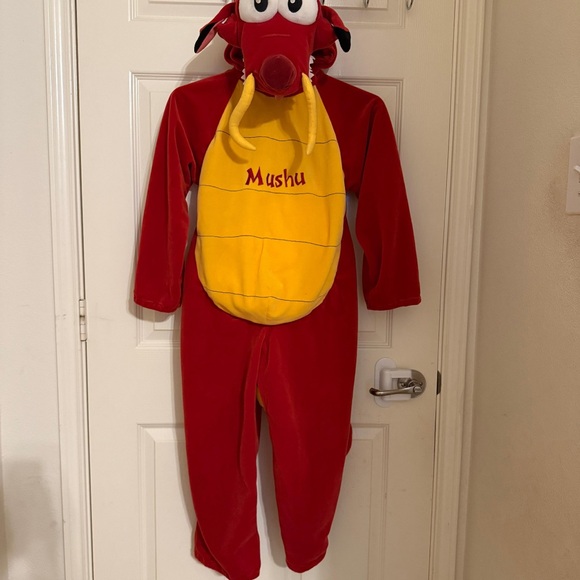 One Pieces | Red And Yellow Mushu Costume | Poshmark